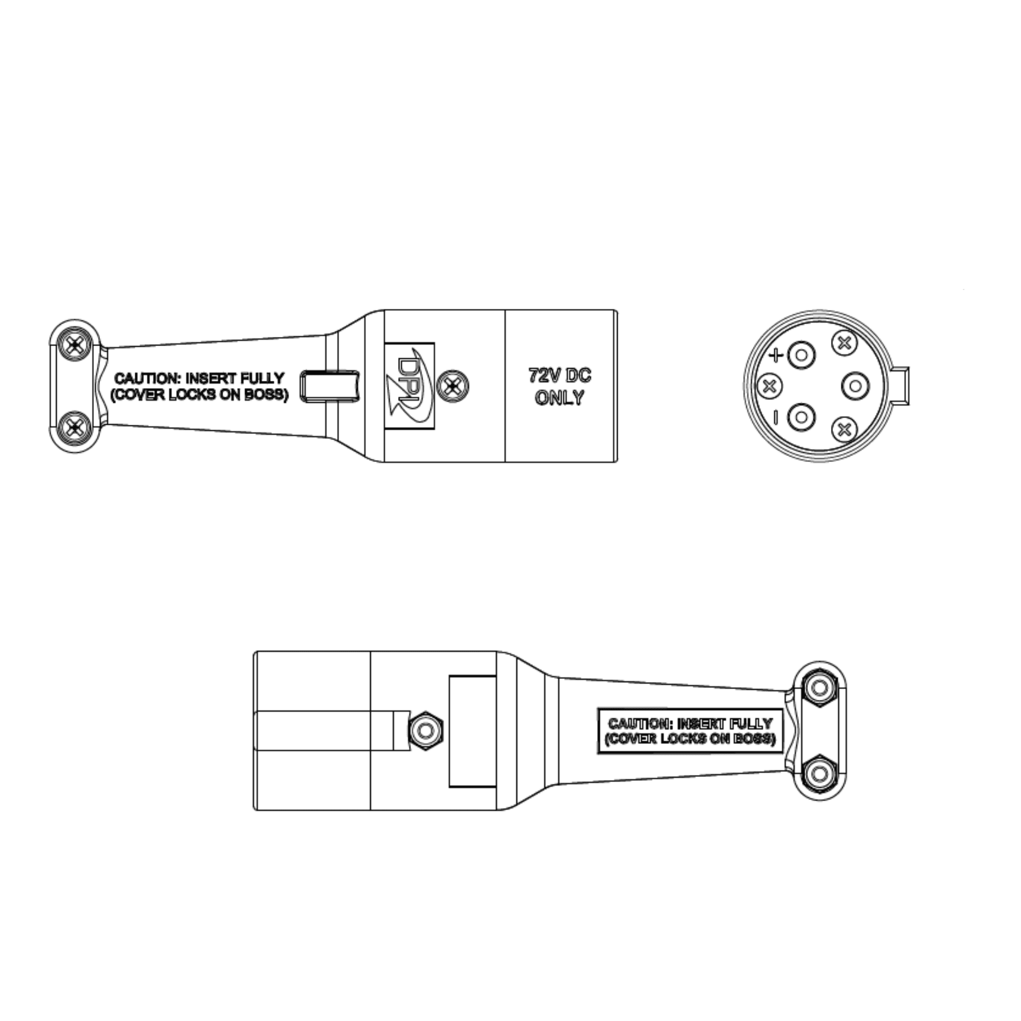 Star EV 72V Green Connector Kit | Diversified Power International